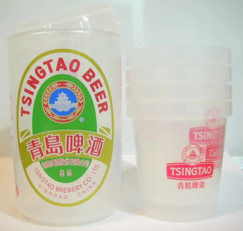 Plastic Beer Can with Cups