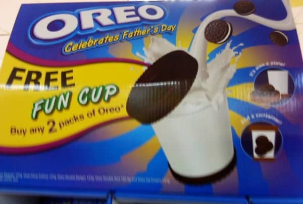 Tasty Promotional Cups by Oreo