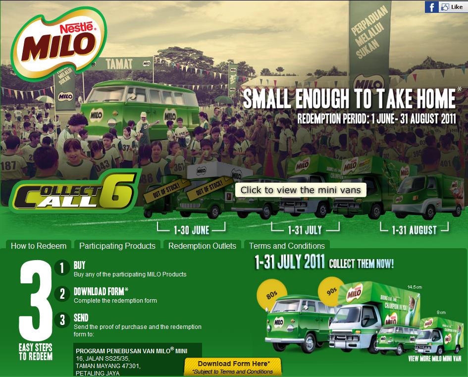 Milo Collectible Mini Vans – Throwback Promos | TheODMGroup Blog