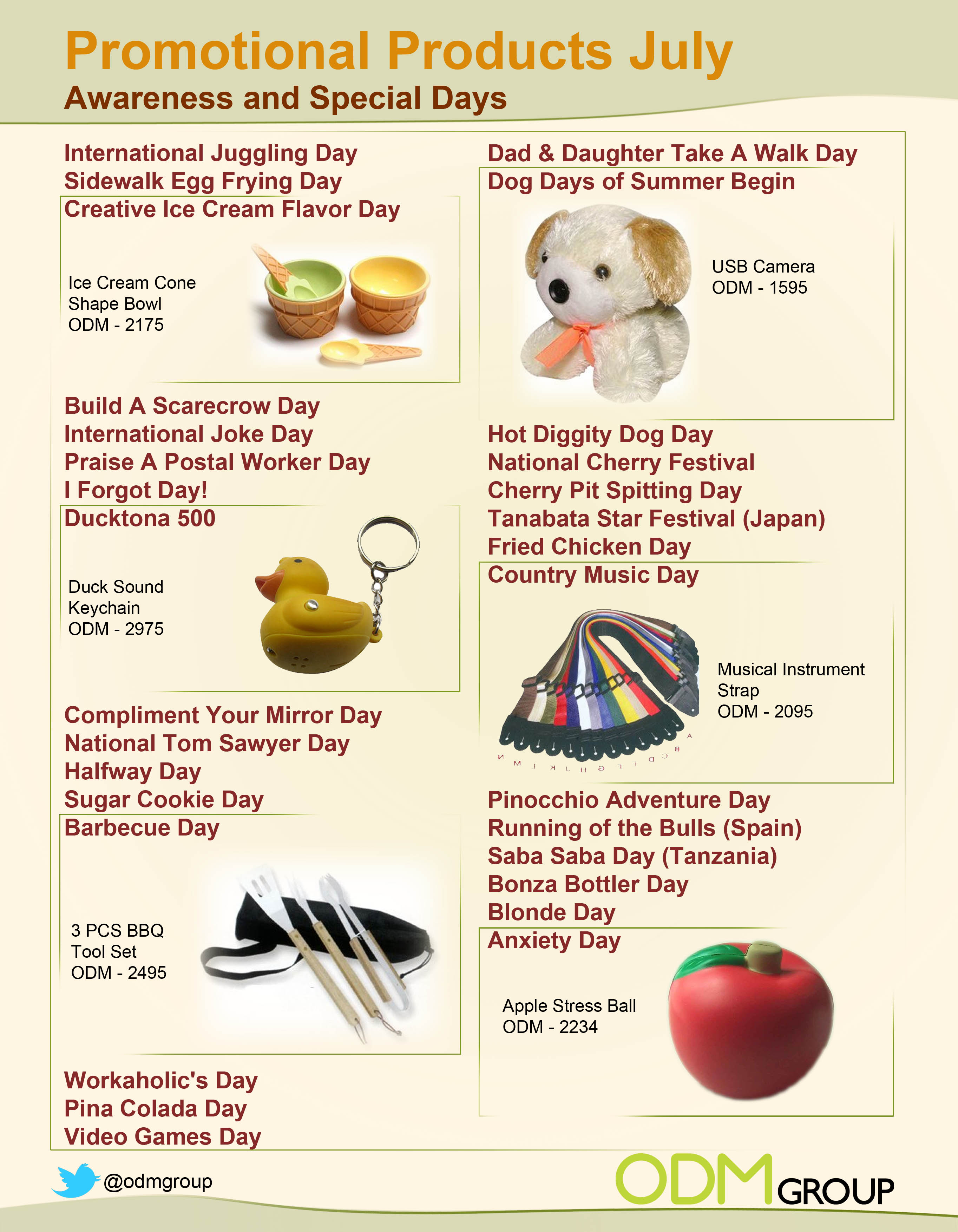 Promotional Gifts for July