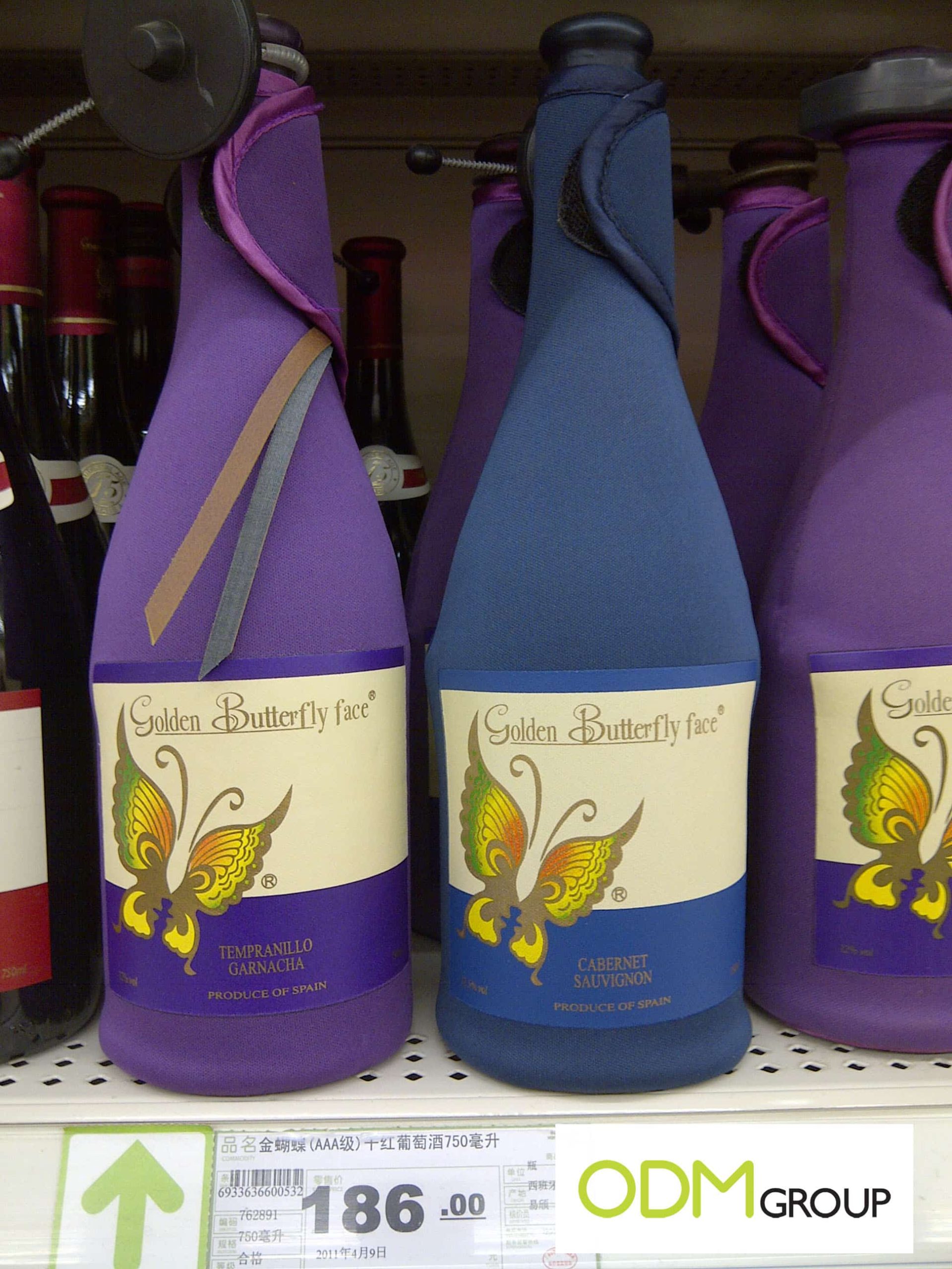 On Pack Promotions for wine - Bottle Coats & Promos in China