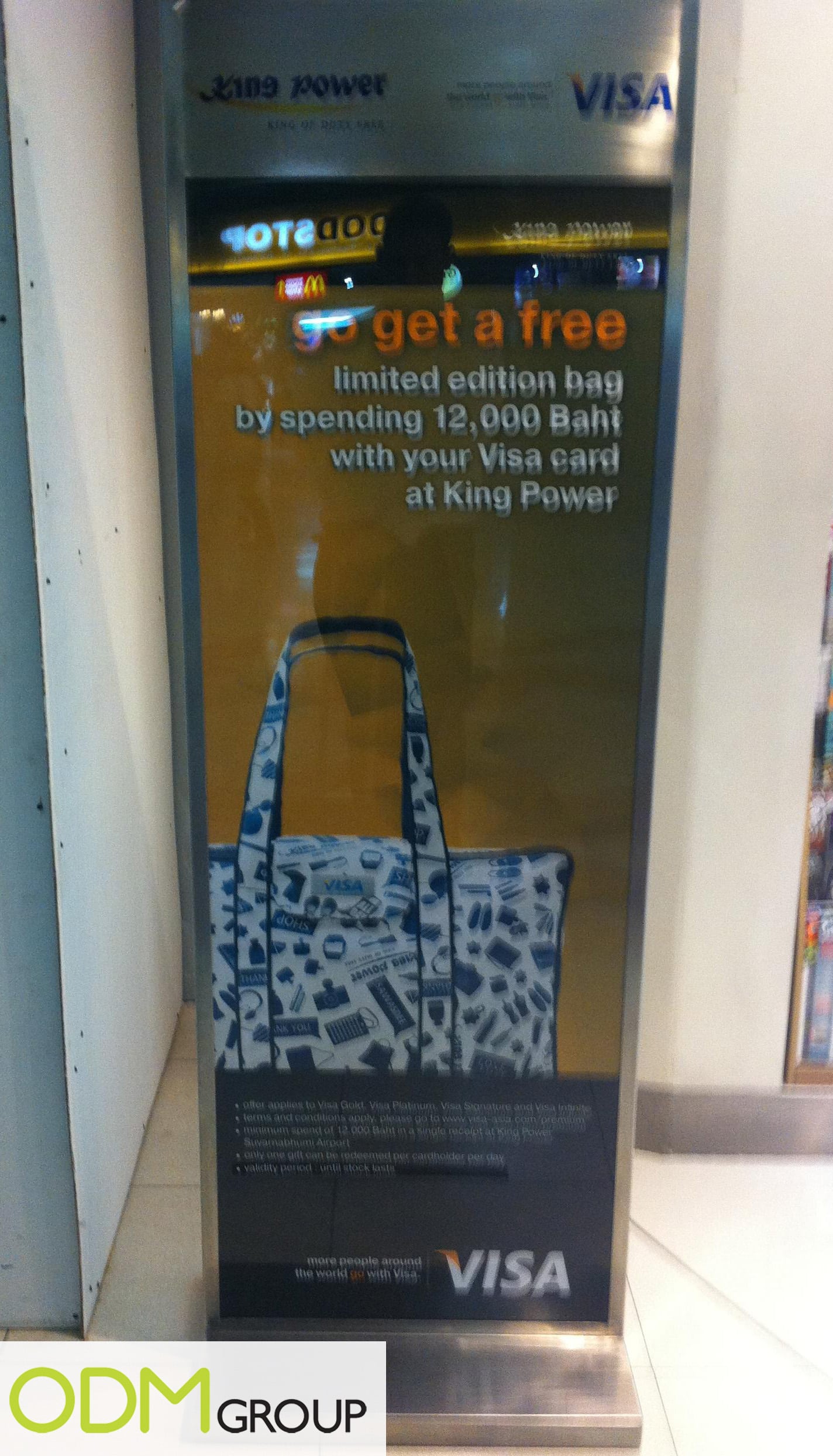 Gift with Purchase Promotion - Limited Edition Bag by Visa