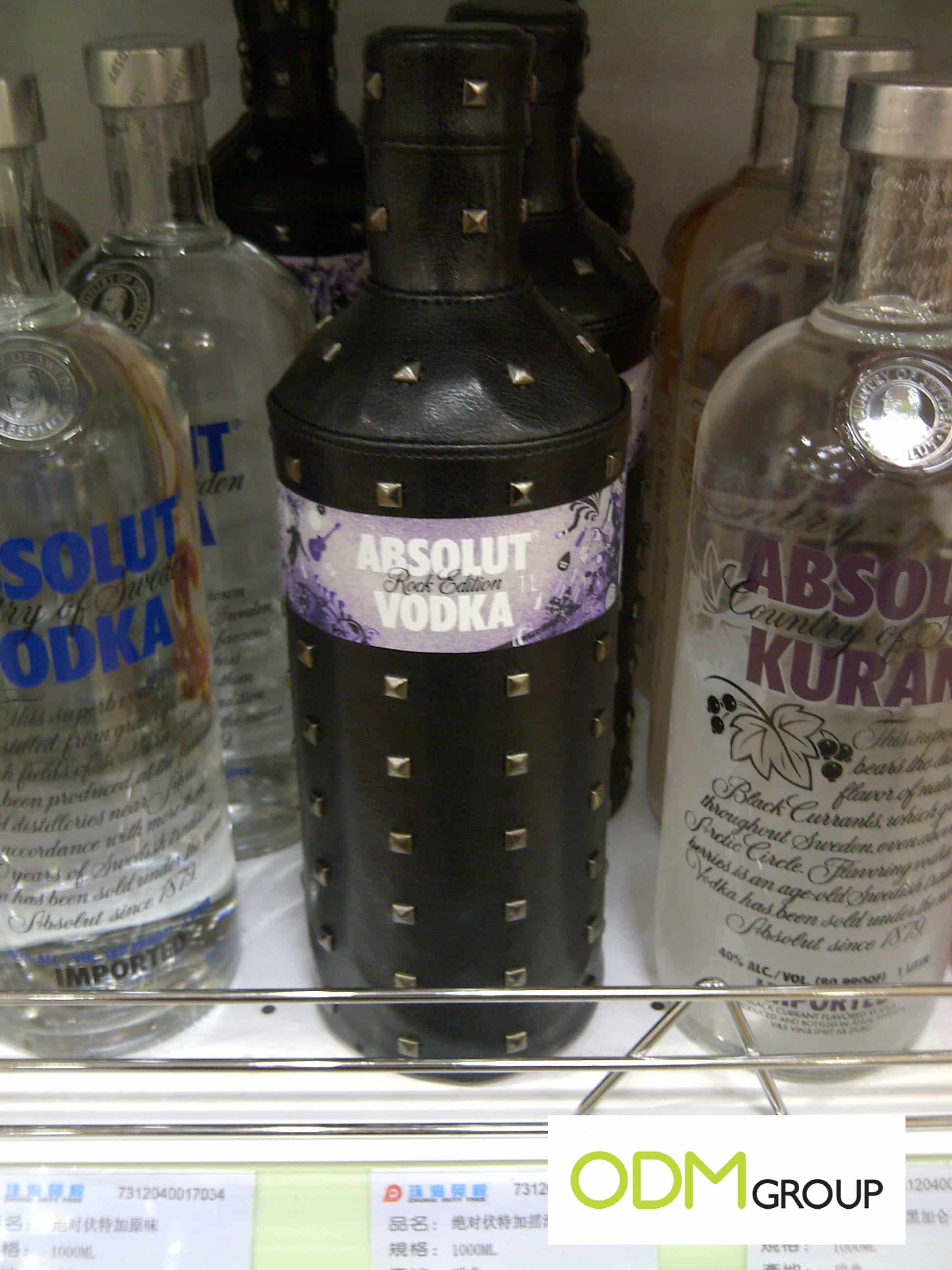 Absolutely rocking bottle packaging from Absolute Vodka