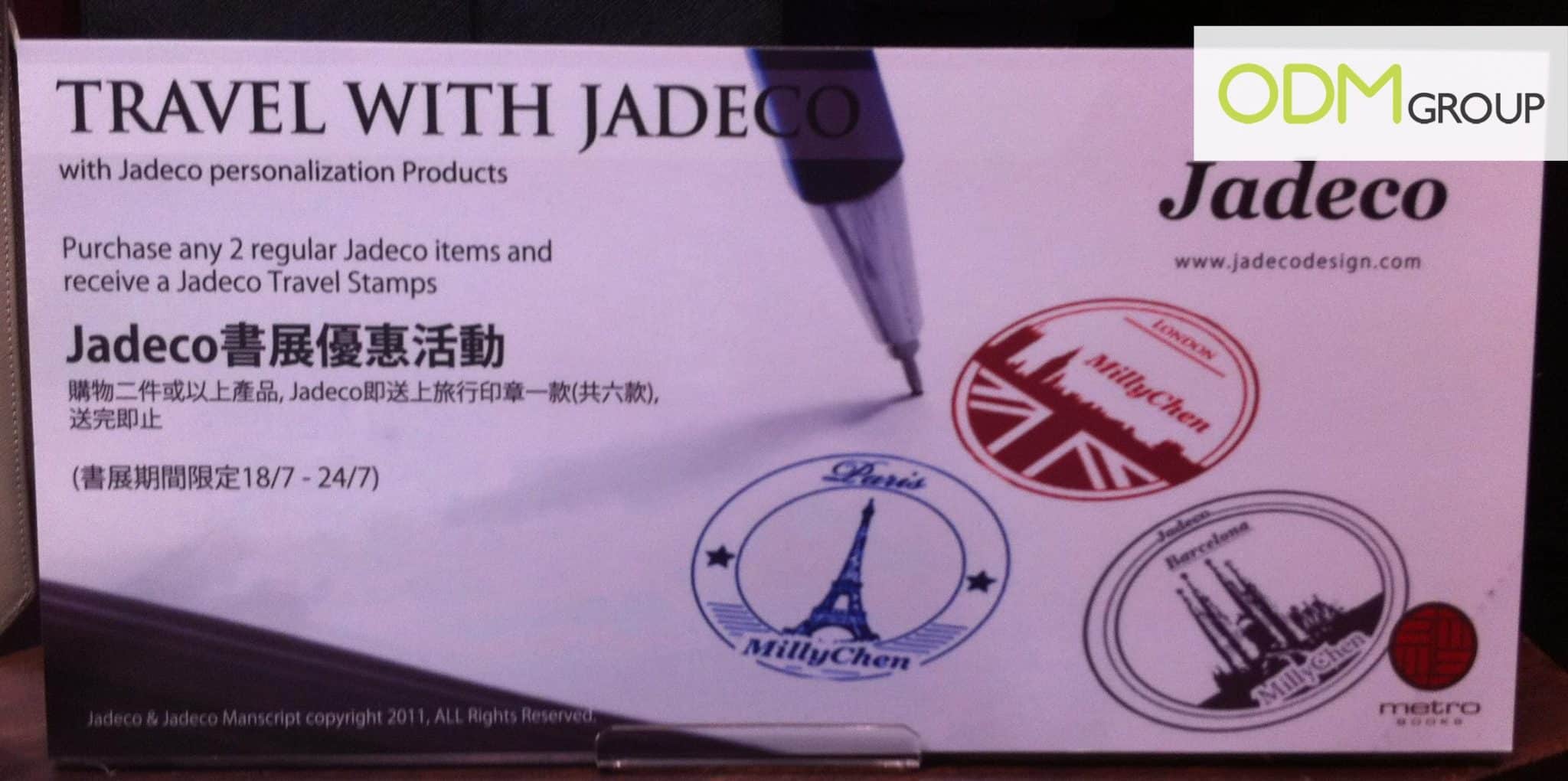 Jadeco GWP - Travel Stamps