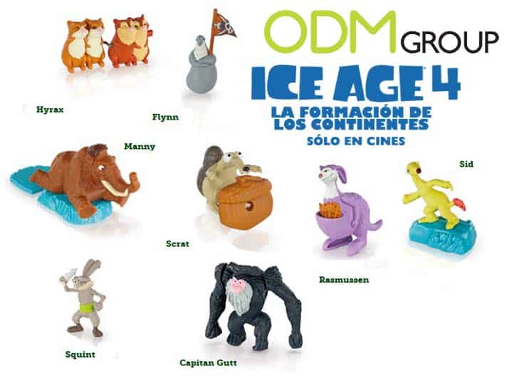 Ice Age 4 Squint Toys Ice Age 4 Continental Drift McDonald's Happy