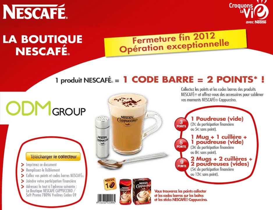 PWP Nescafé France - Mugs, Spoons and Shaker
