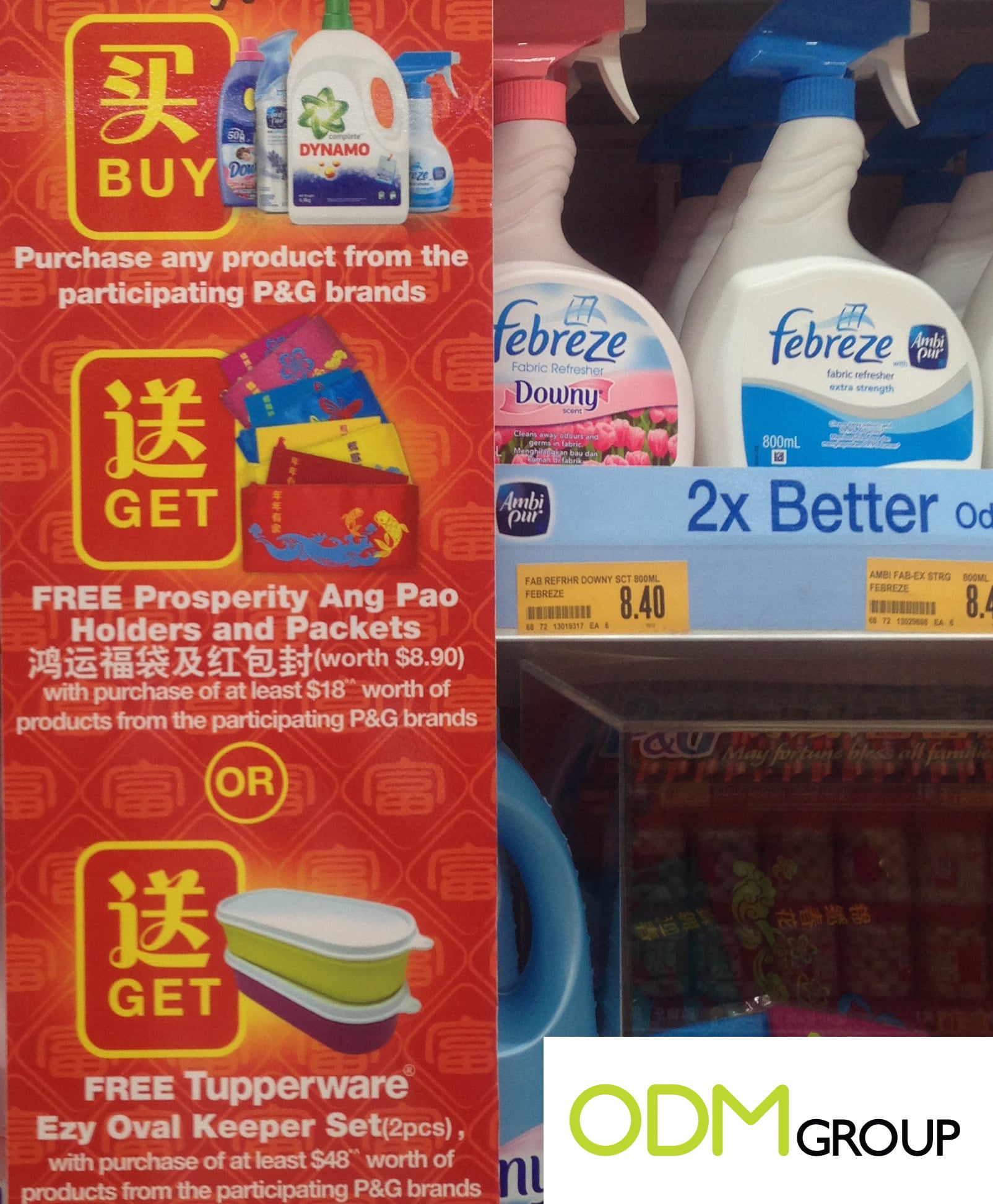 P&G Giveaways: Ang Bao Holders, Red Packets and Tupperware