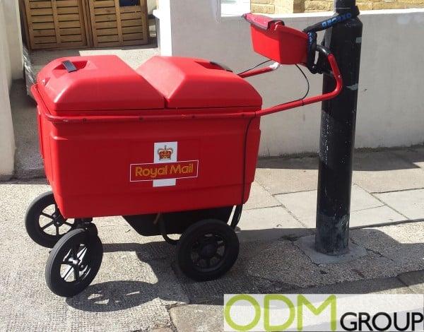 Eye-Catching Customised Branded Cart by Royal Mail