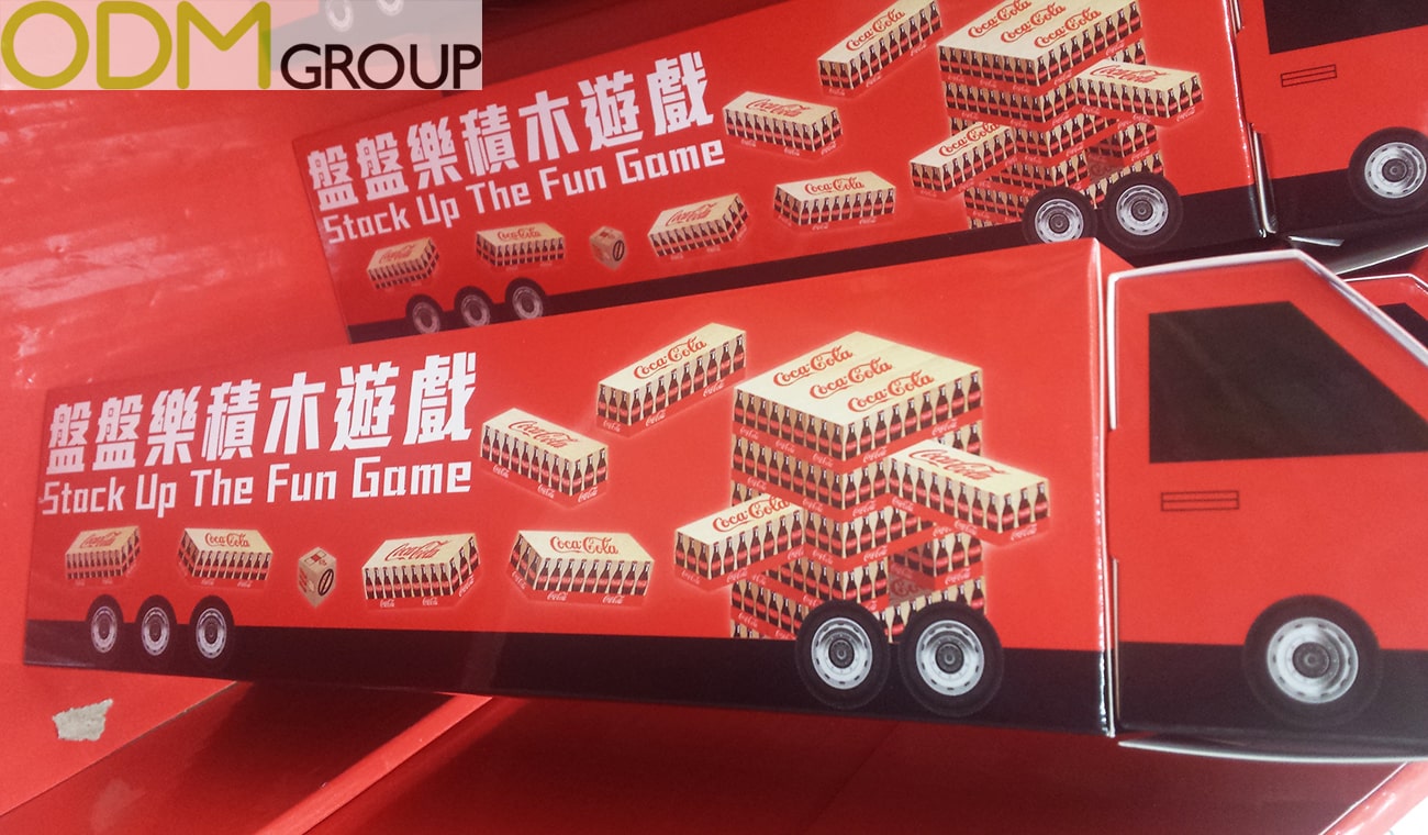 Drinks Promotions: Coca-Cola Offering Jenga Style Game