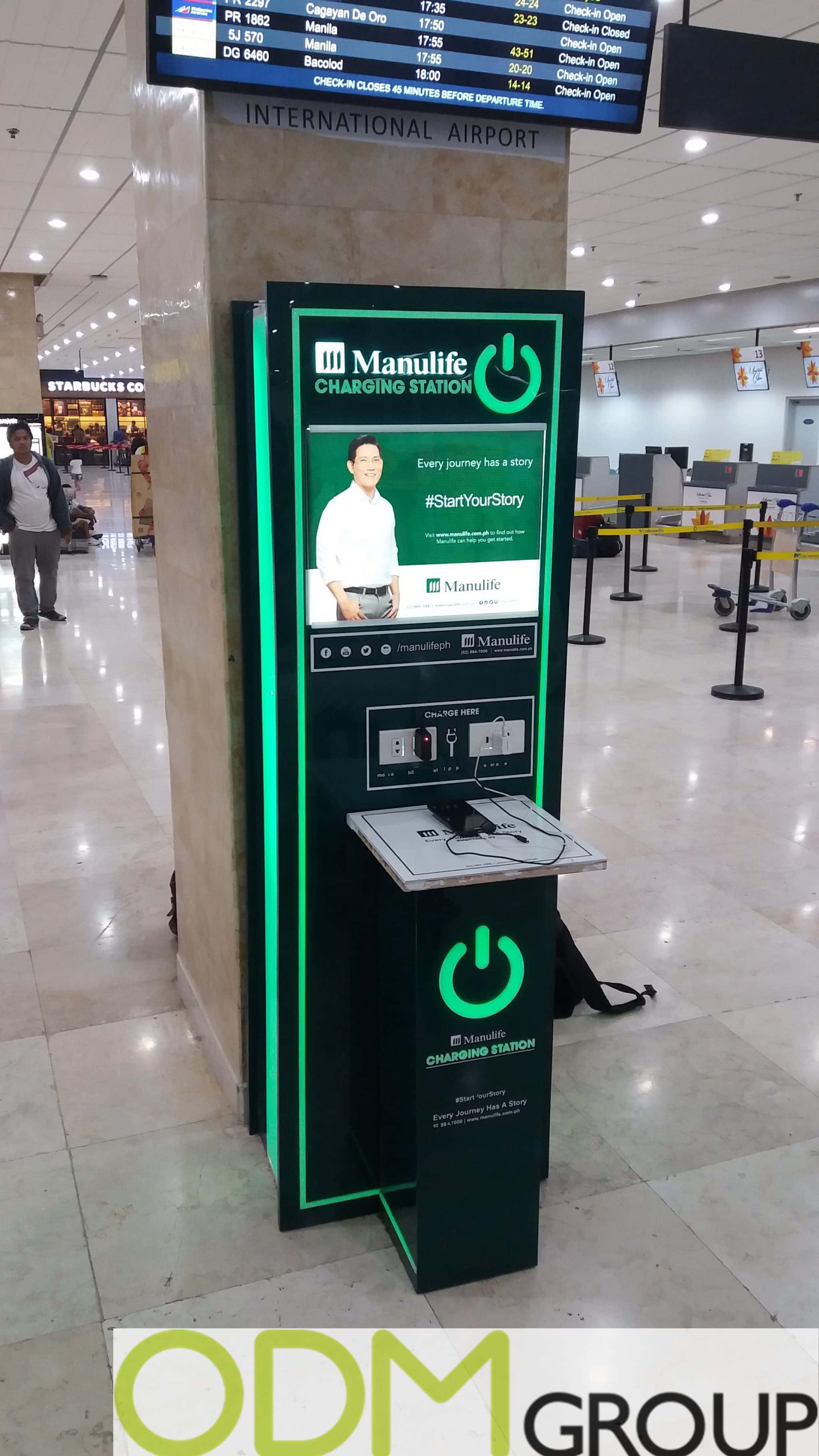 Custom Charging Station for Increased Brand Exposure