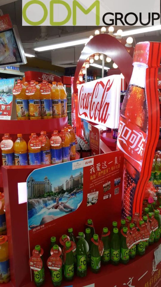 Coca Cola Instore Marketing with Unique POS Display