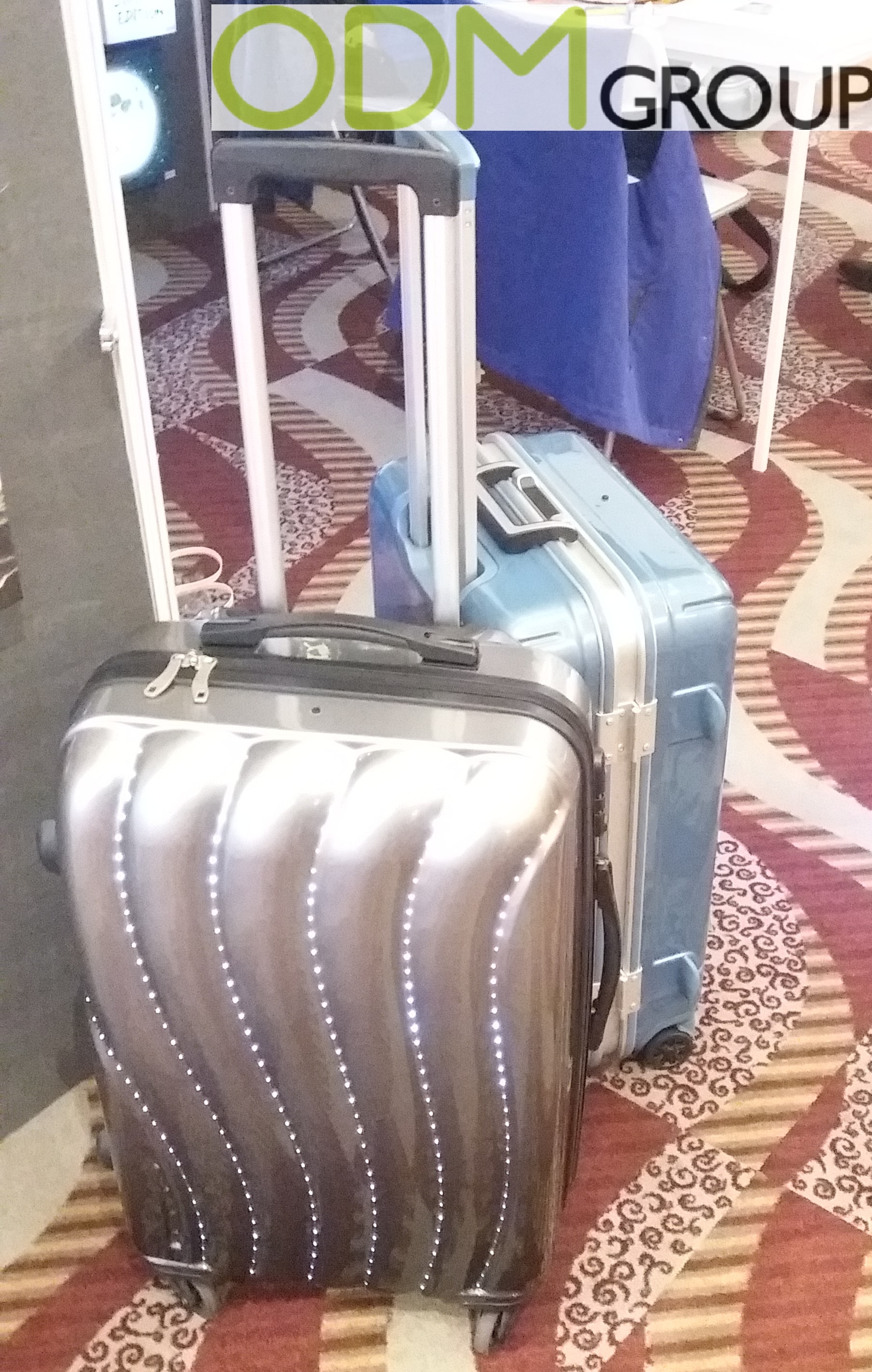 New Product: Custom Suitcase for Brand Activation