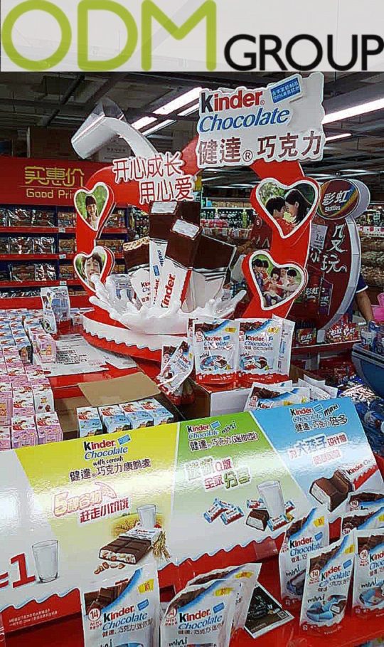 Original POS Display by Kinder Chocolate