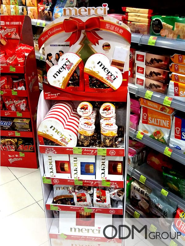 Christmas POS Displays - Excellent Examples by Global Chocolate Brands