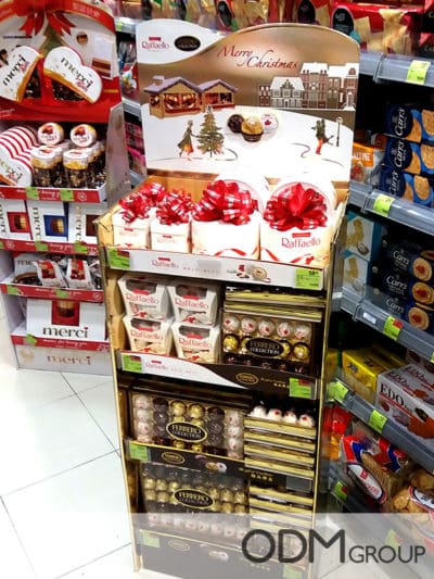 Christmas POS Displays - Excellent Examples by Global Chocolate Brands