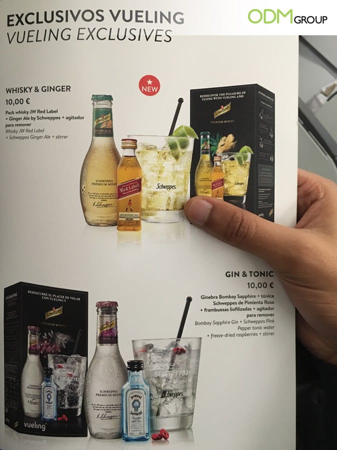 GWP Stirrer - Spirits Promotional Campaign for Airlines