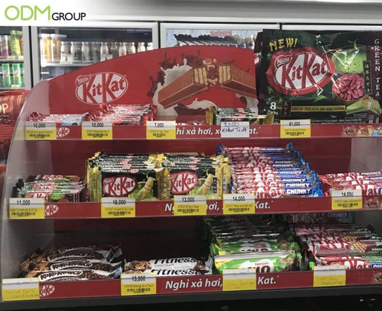 Kit Kat Wows Customers With Its Prominent Display Stand!