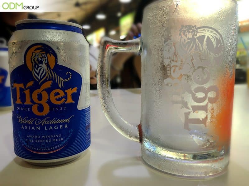 Reel in More Customers with Cool Promotional Glass Mug - Tiger Shows How