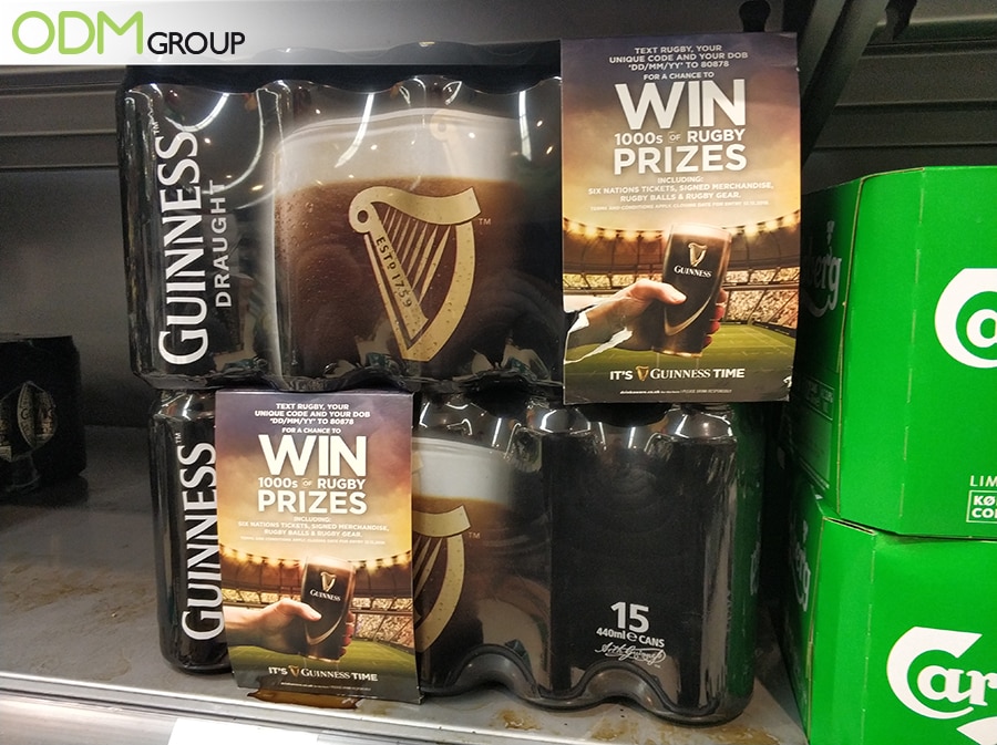 Contest Rewards - Guinness Marketing Campaign in the U.K.