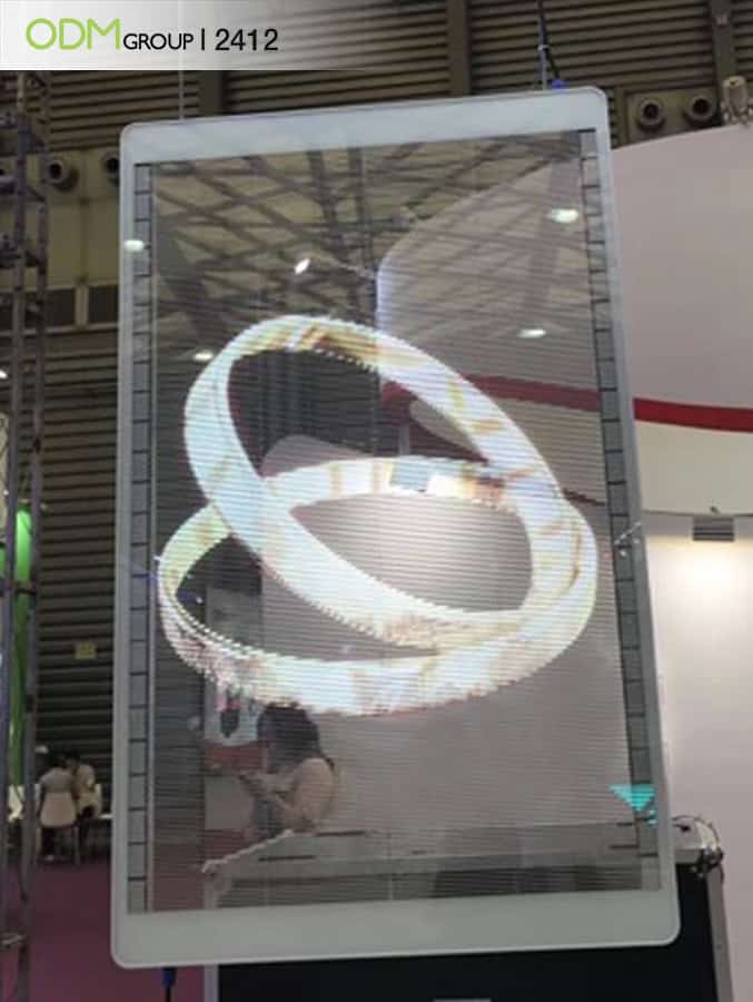 Transparent LED Screen Poster - See Your Brand Campaign Through!