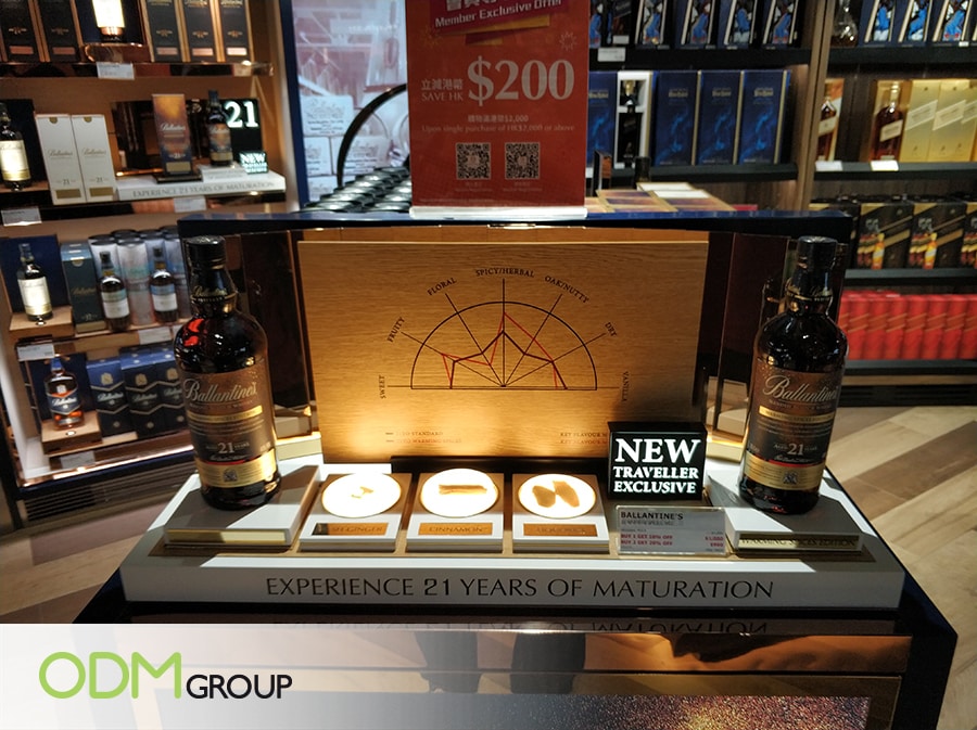 Travel Retail Display: Ballantine's Excellent Airport Marketing