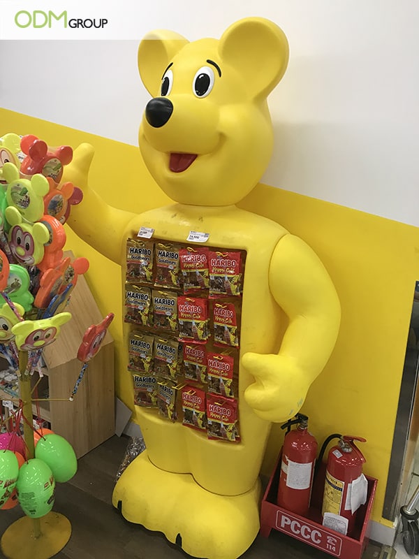 Brand Character: Lessons on Haribo Unique Store Display