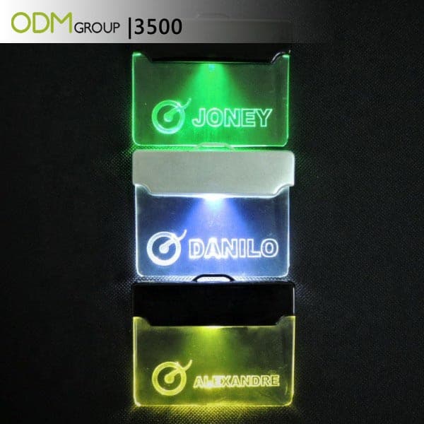 Custom Name Tags: LED Badges to Brighten Up Your Brand Promotion