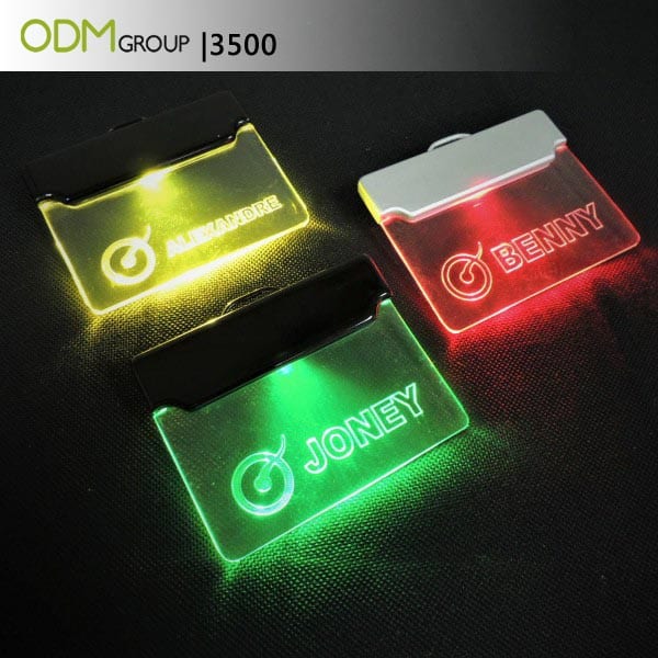 Custom Name Tags: LED Badges to Brighten Up Your Brand Promotion