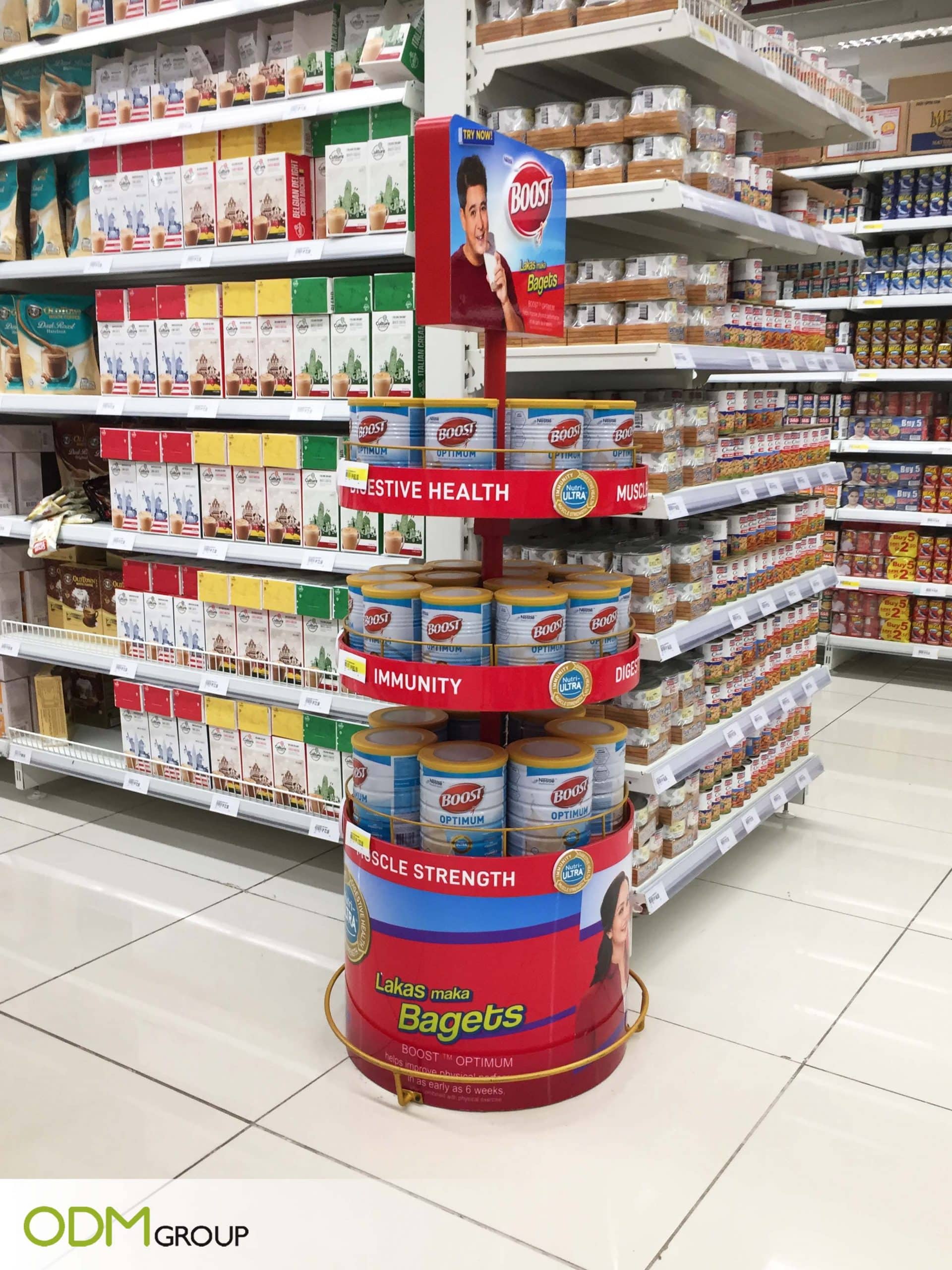 Case Study on Boost Free Standing Display Marketing
