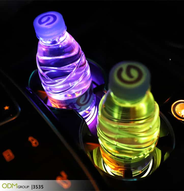 What Makes These LED Light Coasters with Logo Perfect for Marketing?