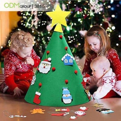 Holiday Marketing Idea #1: Branded Christmas Tree to Delight Customers