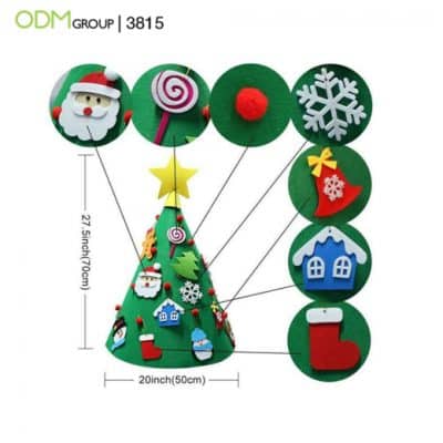 Holiday Marketing Idea #1: Branded Christmas Tree to Delight Customers