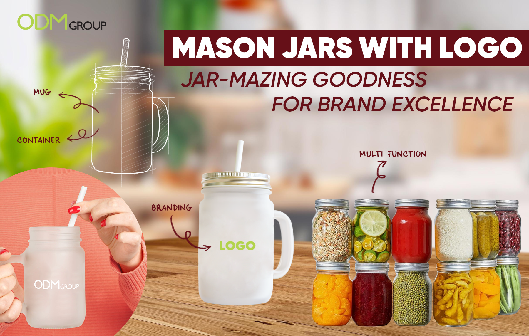 Mason Jar with Logo : The Glass Act of Promotional Products